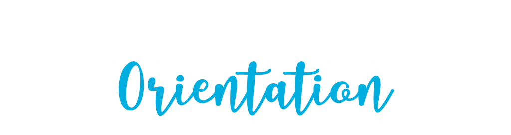 orientation logo | The Orchard Life